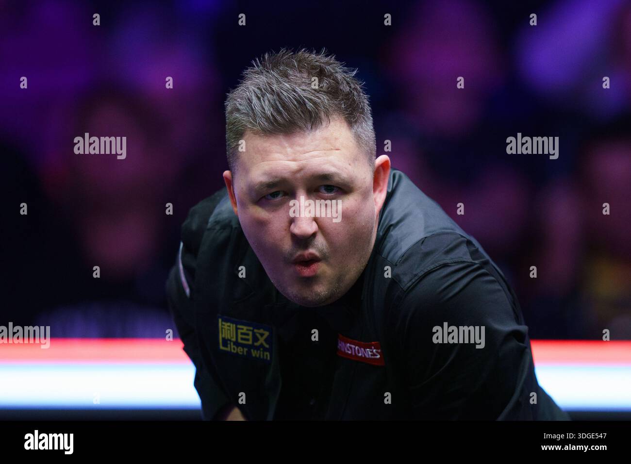 Kyren Wilson during the quarter final match between Neil Robertson and ...