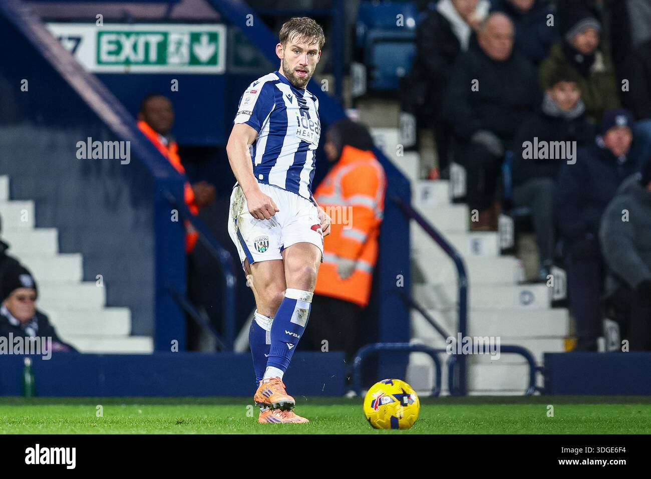29, Charlie Taylor of West Bromwich Albion passes the ball during the ...