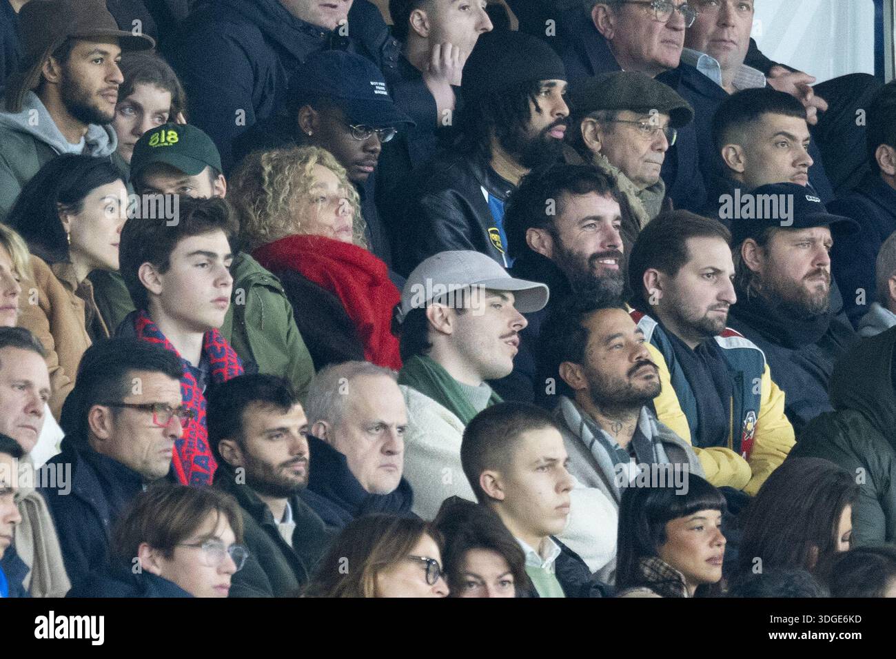 Juliette Arnaud, Aymeric Lompret during the French L1 football match ...