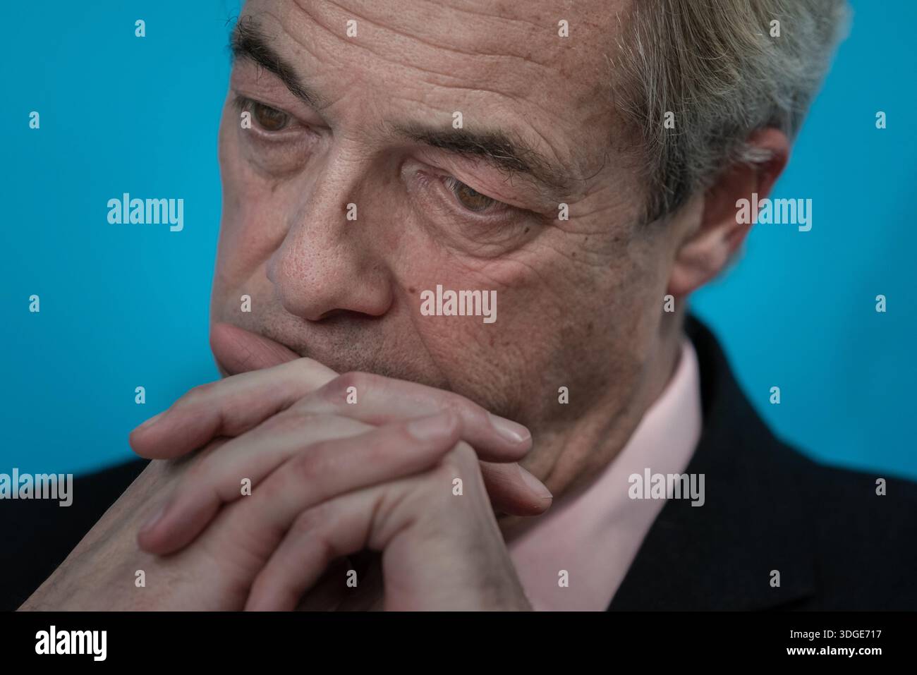 London, UK. 15th January 2026. Nigel Farage MP, Leader of Reform UK, at ...