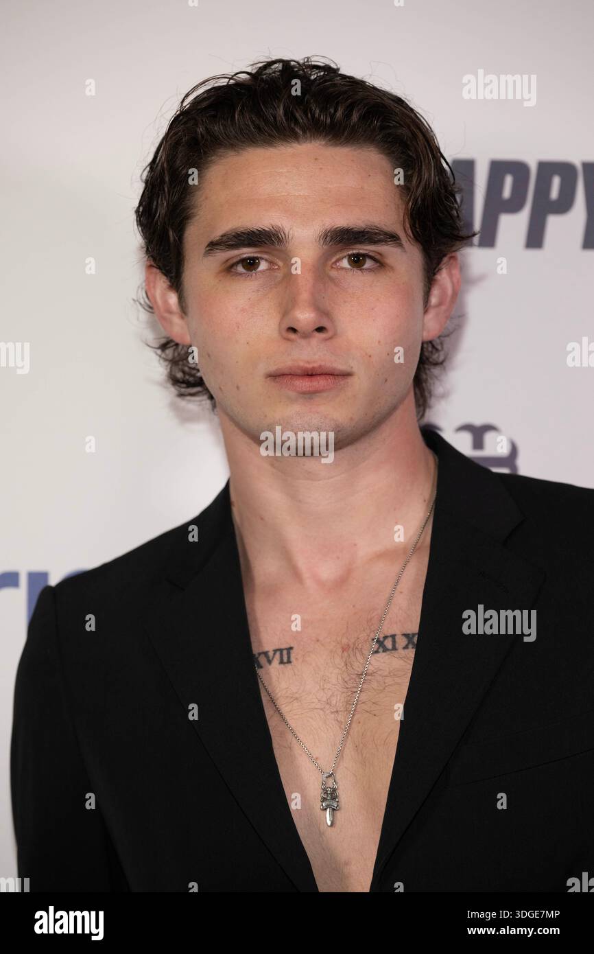Model Nick Newmark attends Polaris benefit Human Trafficking Awareness Month at Hotel Ziggy, Los ...