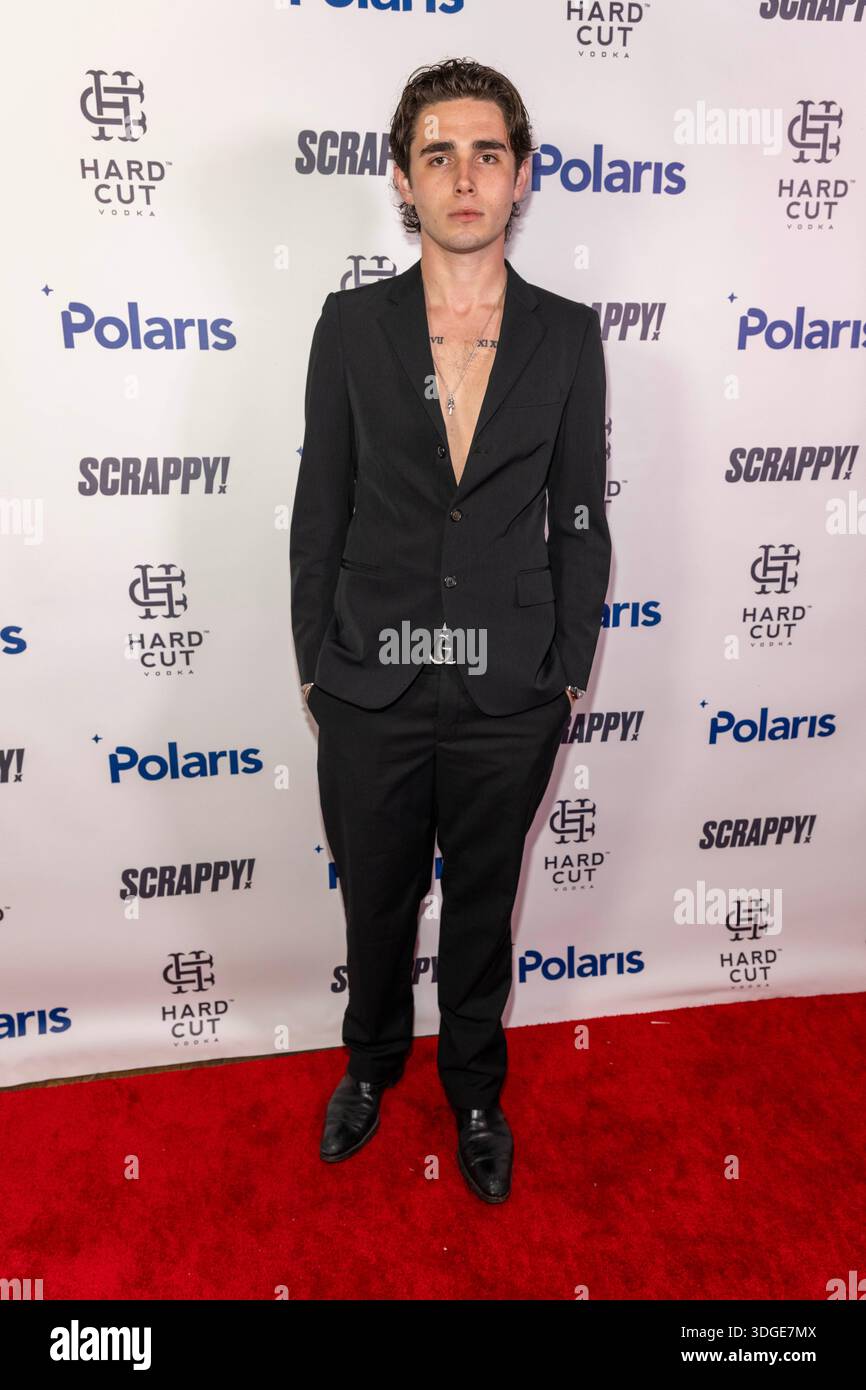 Model Nick Newmark attends Polaris benefit Human Trafficking Awareness Month at Hotel Ziggy, Los ...