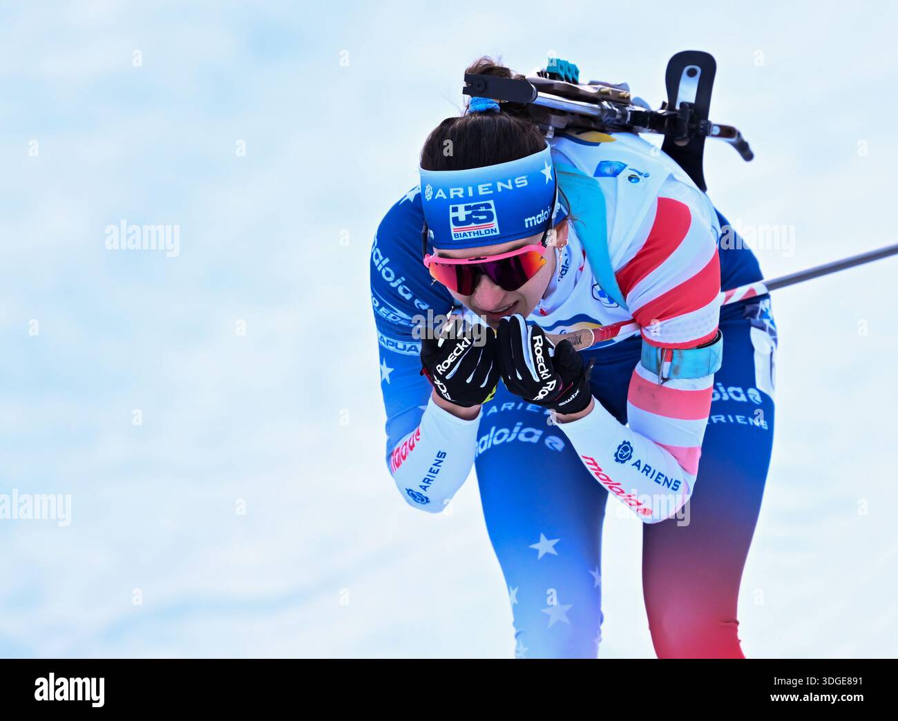 Ruhpolding, Germany. 16th Jan, 2026. Biathlon: World Cup, sprint 7.5 km ...