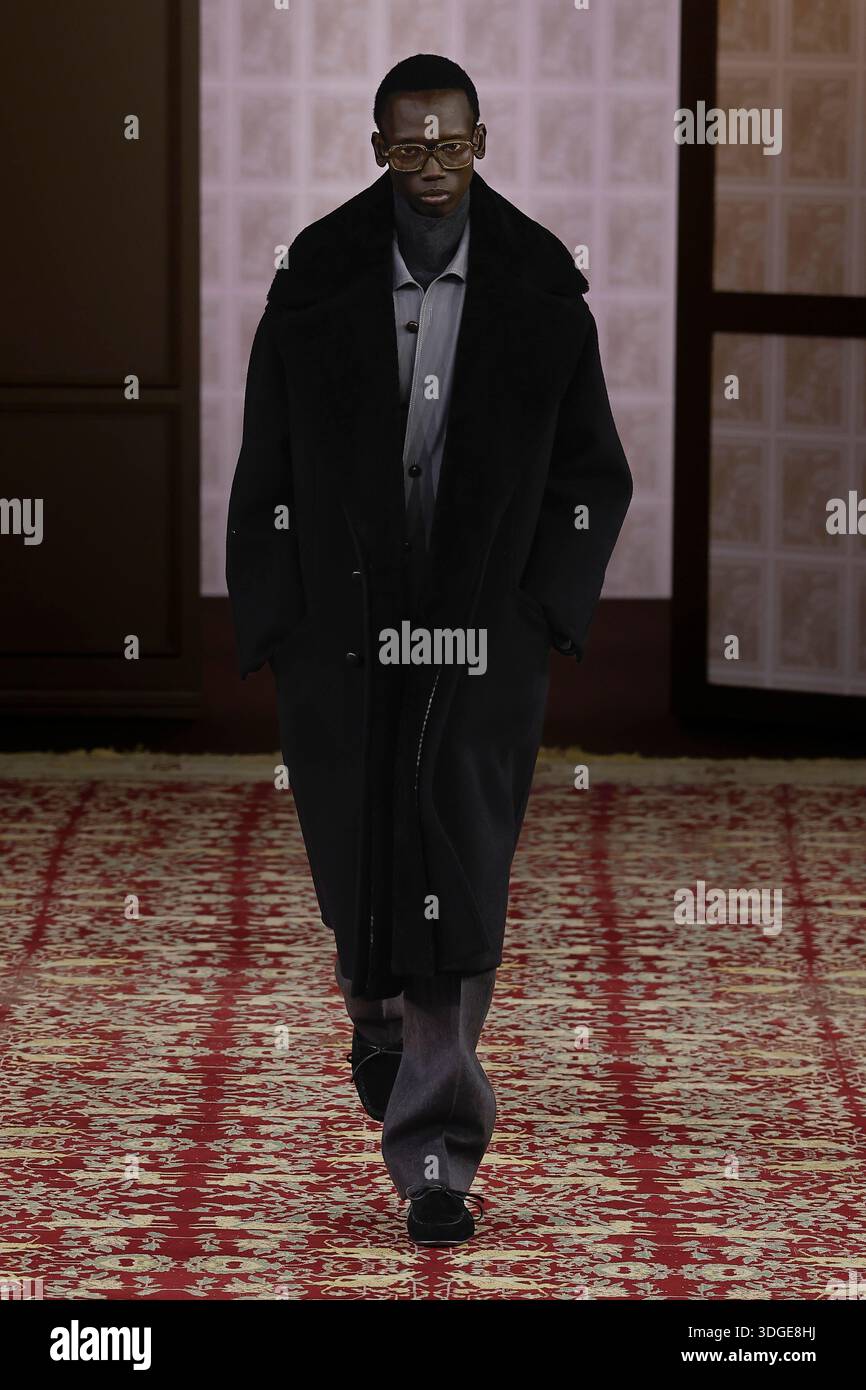 ZEGNA Menswear Fall-Winter 2026-27 runway during Paris Fashion Week ...