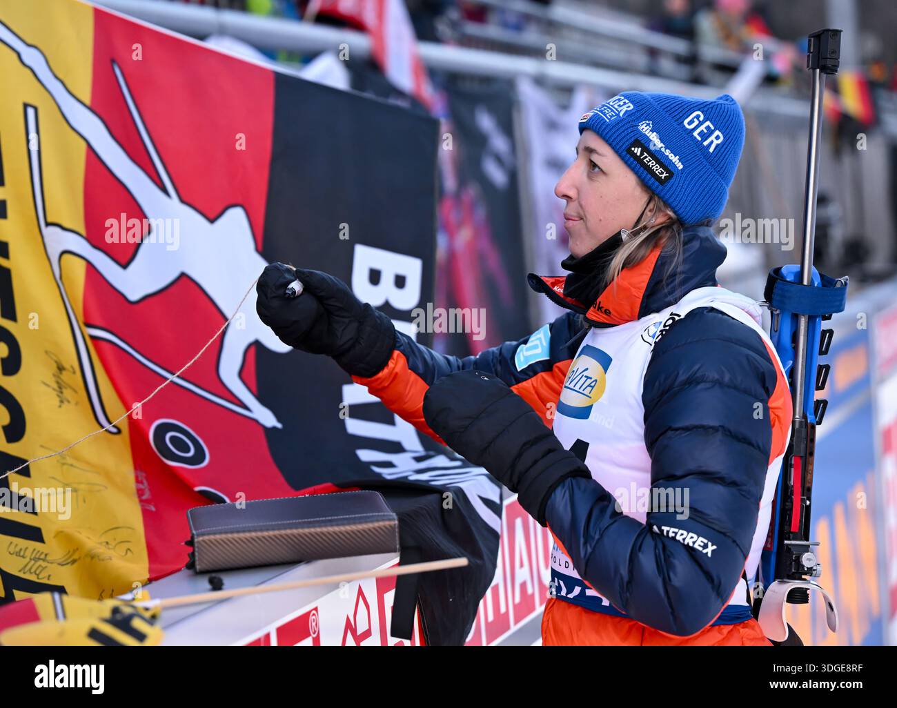 16 January 2026, Bavaria, Ruhpolding: Biathlon: World Cup, sprint 7.5 ...