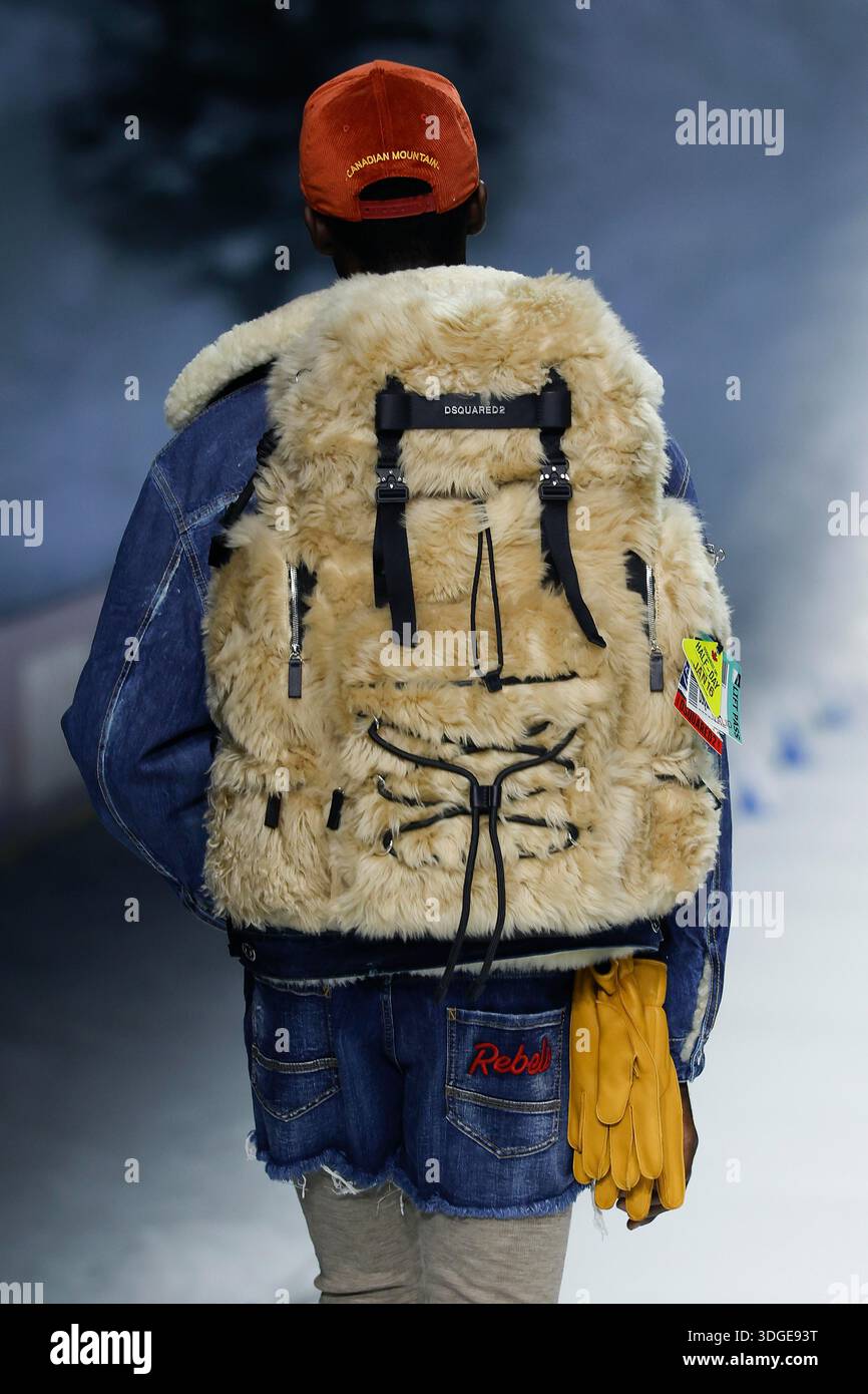 DSQUARED2 Menswear Fall-Winter 2026-27 runway during Paris Fashion Week ...