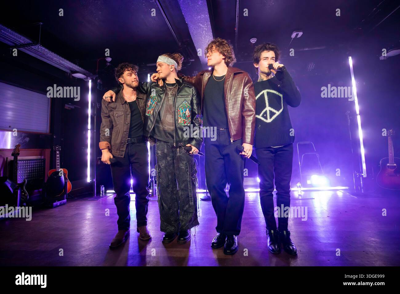 Manchester, England, 16th January, 2026. Midnight Til Morning playing a ...