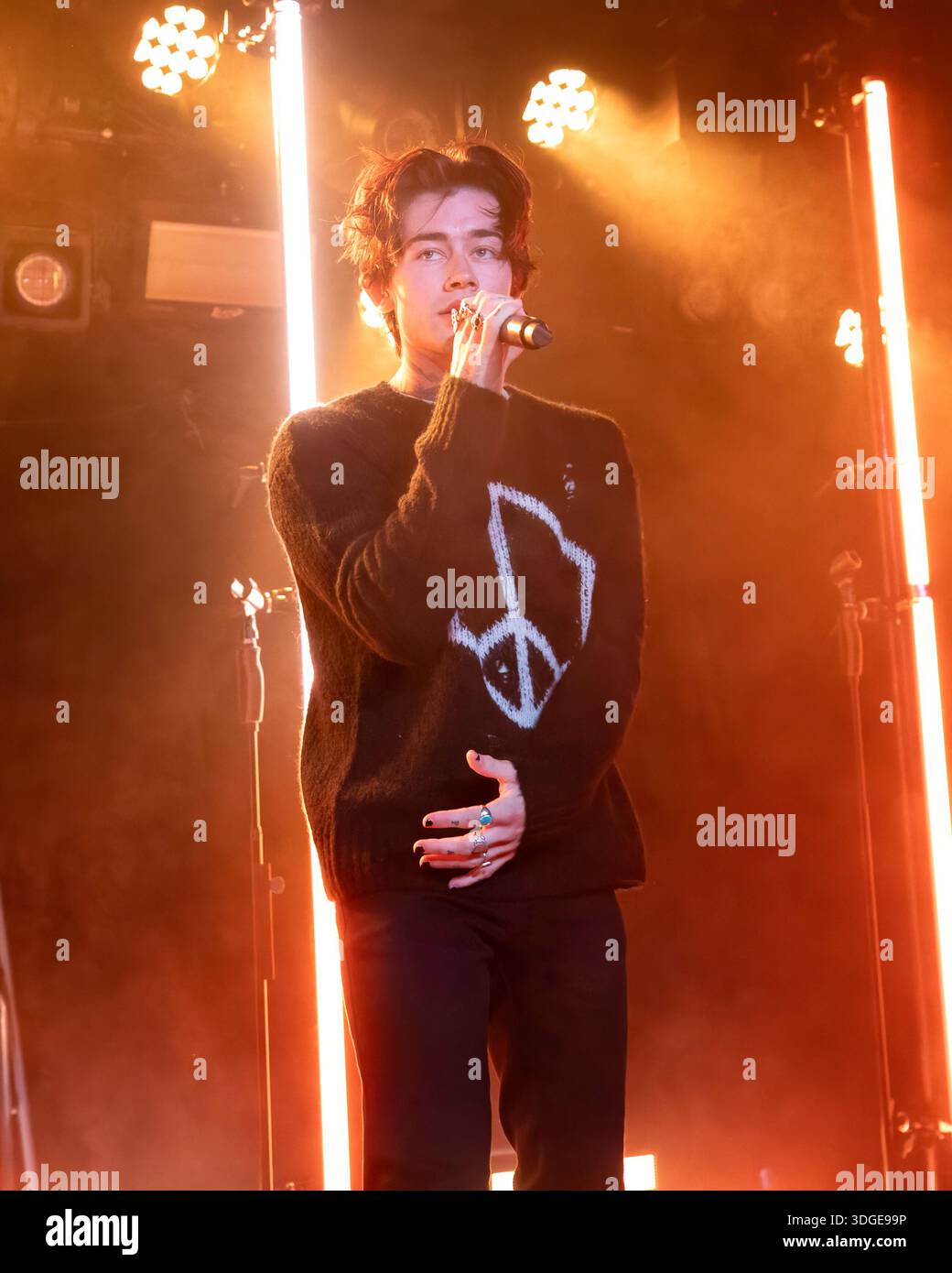 Manchester, England, 16th January, 2026. Midnight Til Morning playing a ...