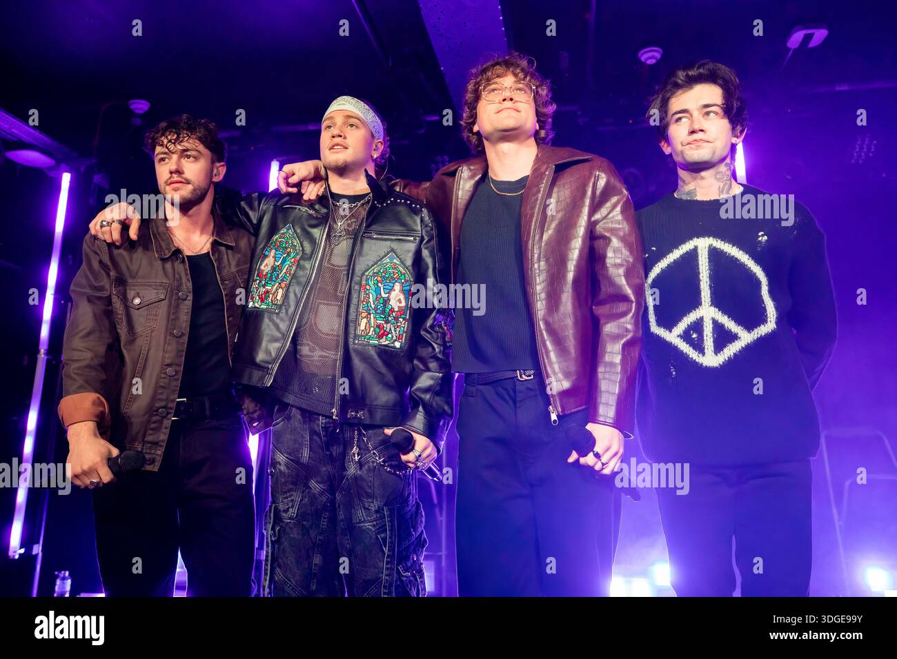 Manchester, England, 16th January, 2026. Midnight Til Morning playing a ...