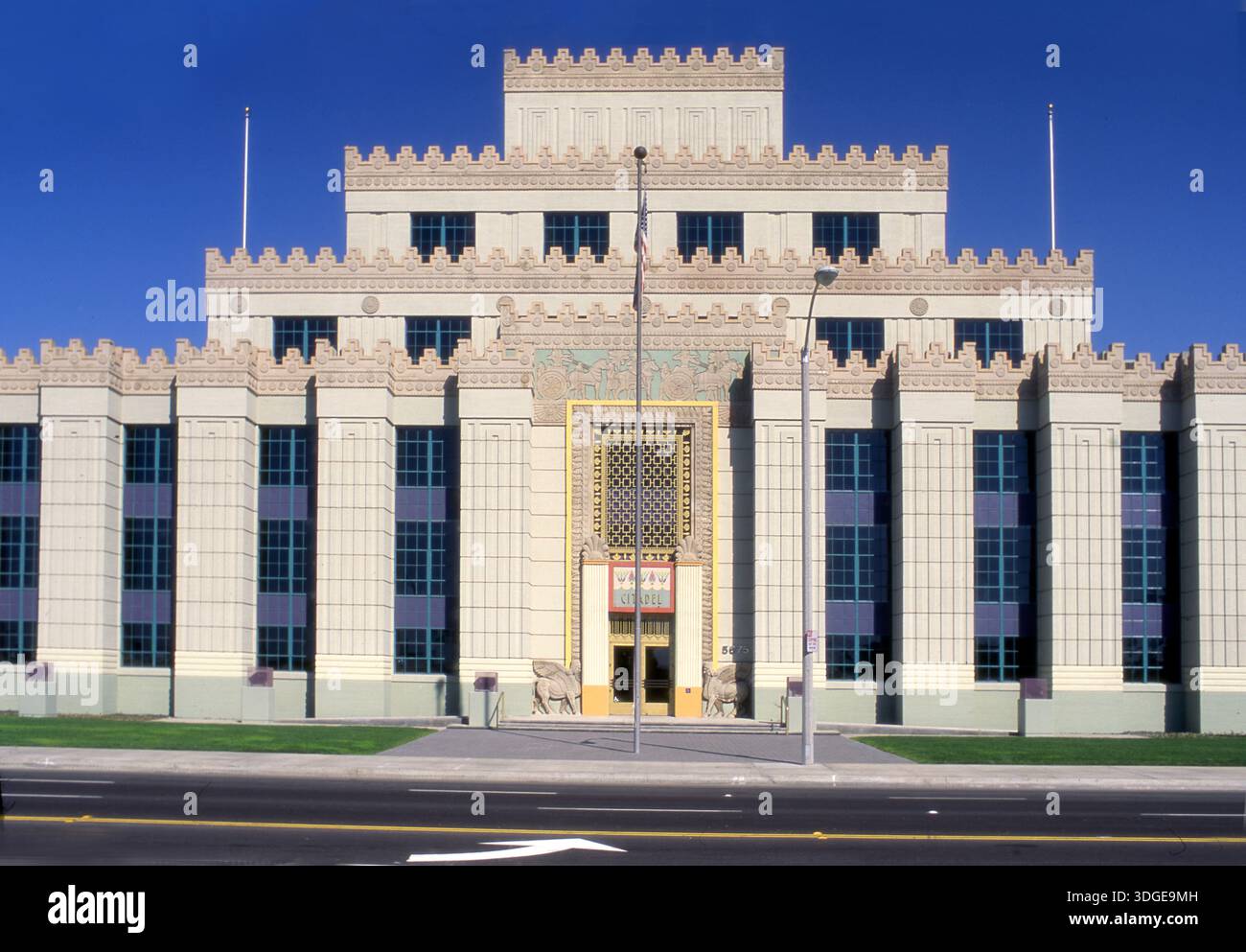 Art Deco building, Citadel Outlets Center, formerly a tire factory near ...