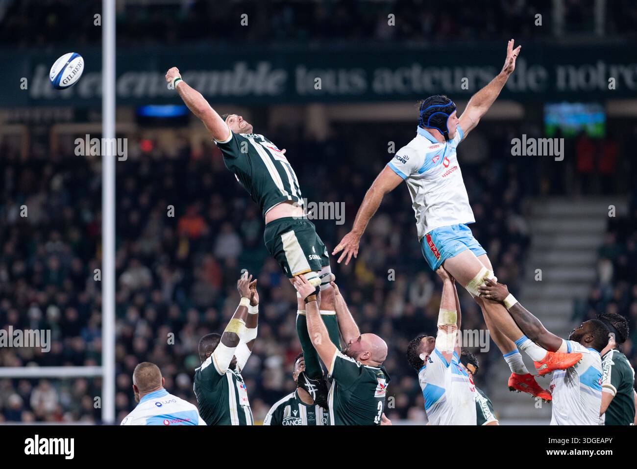 Luke Whitelock of Pau during the Champions Cup match between Pau and ...