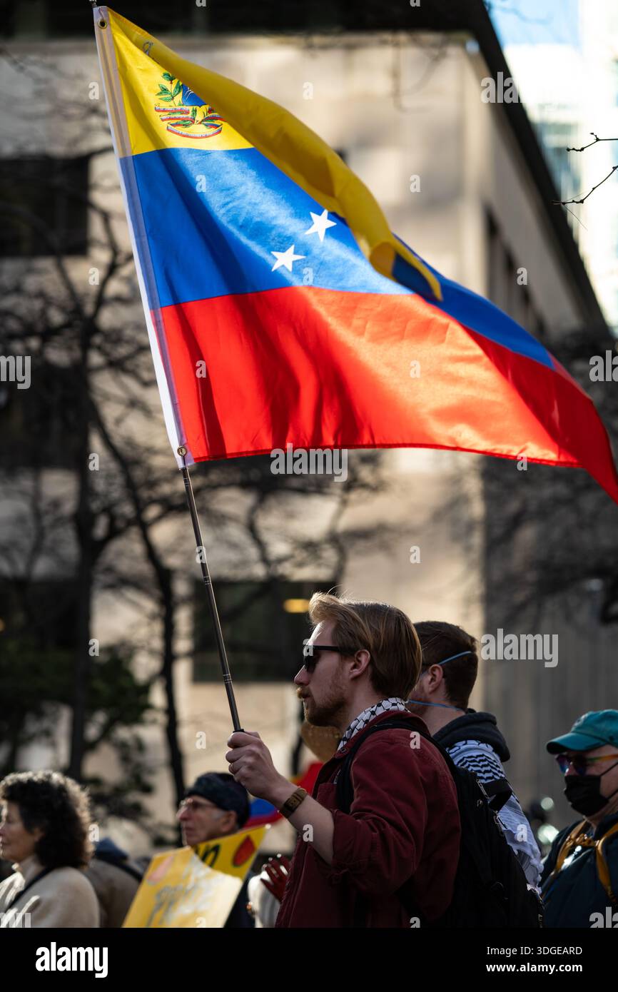 Seattle, USA. 15th Jan 2025. Just after 12:00pm protestors gathered at ...
