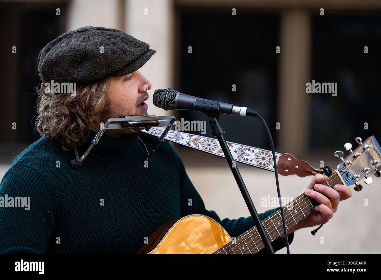 Seattle, USA. 15th Jan 2025. Just after 12:00pm protestors gathered at ...