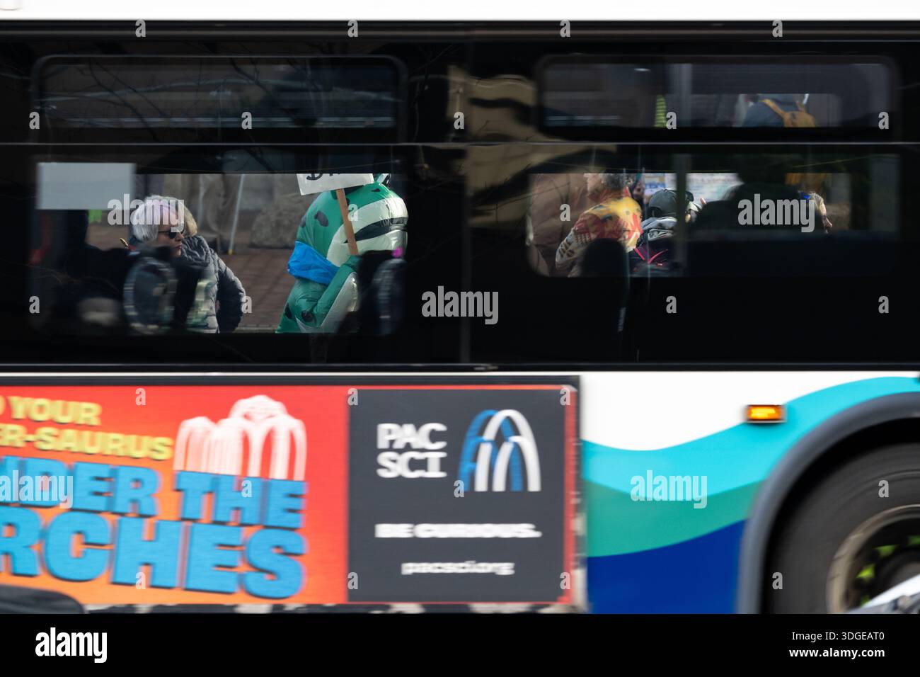 Seattle, USA. 15th Jan 2025. Just after 12:00pm protestors gathered at ...