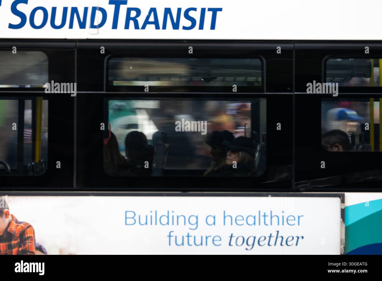 Seattle, USA. 15th Jan 2025. Just after 12:00pm protestors gathered at ...