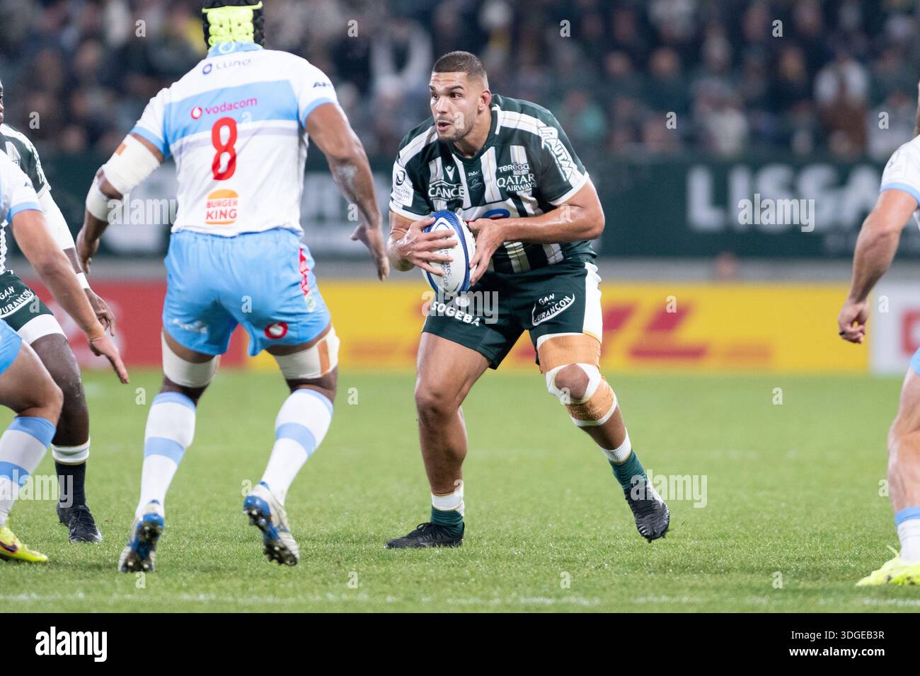 Jimi Maximin of Pau during the Champions Cup match between Pau and ...