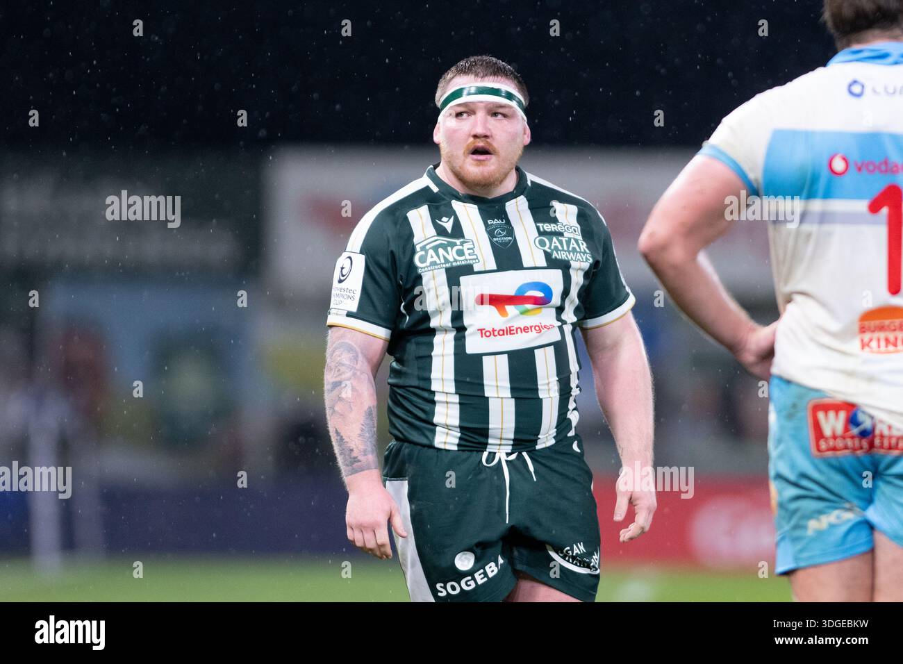 Thomas Laclayat of Pau during the Champions Cup match between Pau and ...