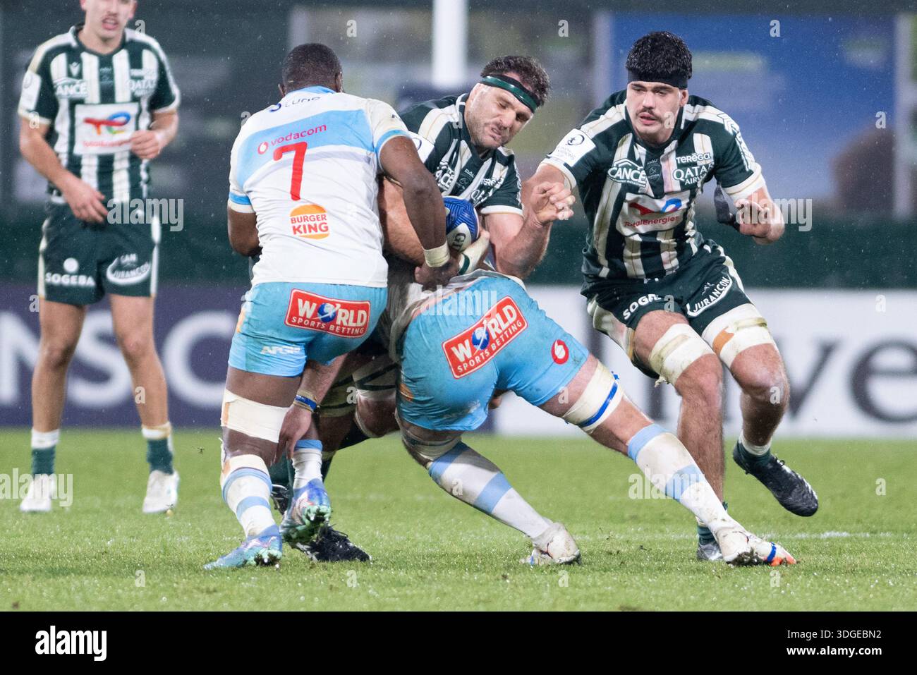 Luke Whitelock of Pau during the Champions Cup match between Pau and ...