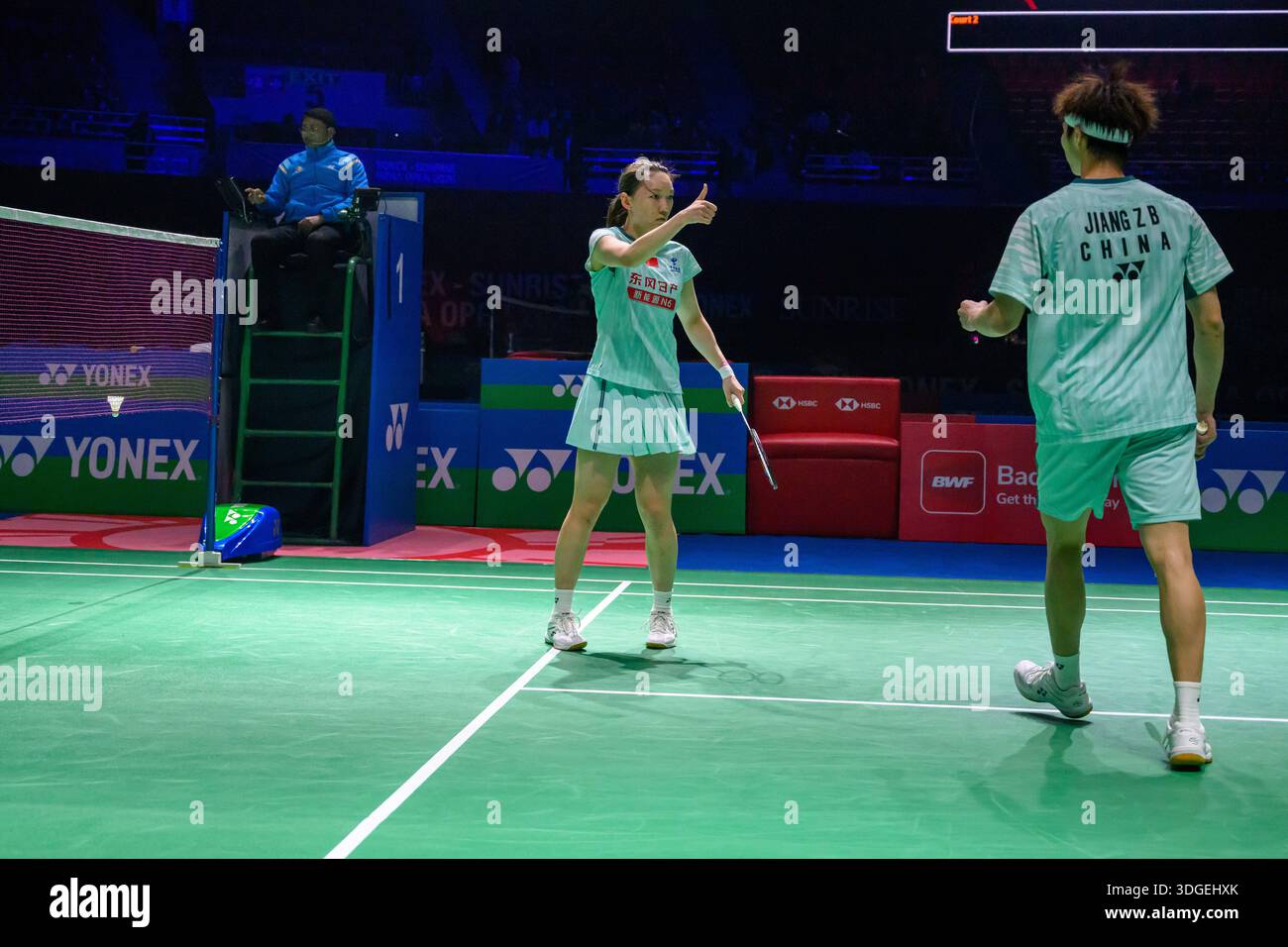 New Delhi, New Delhi, India. 16th Jan, 2026. China's Jiang Zhen Bang ...