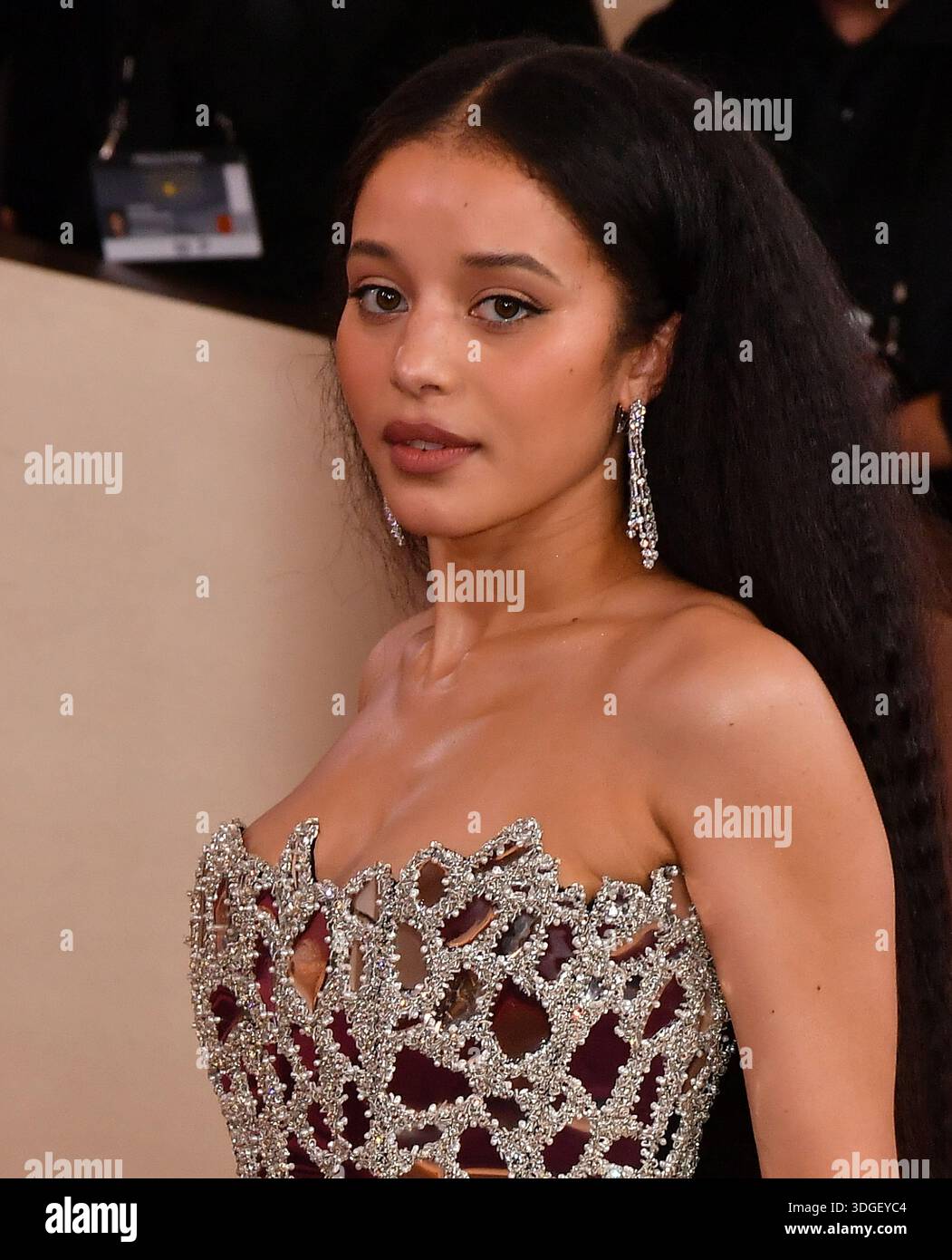 Chase Infiniti attends the 83rd annual Golden Globe Awards at The ...