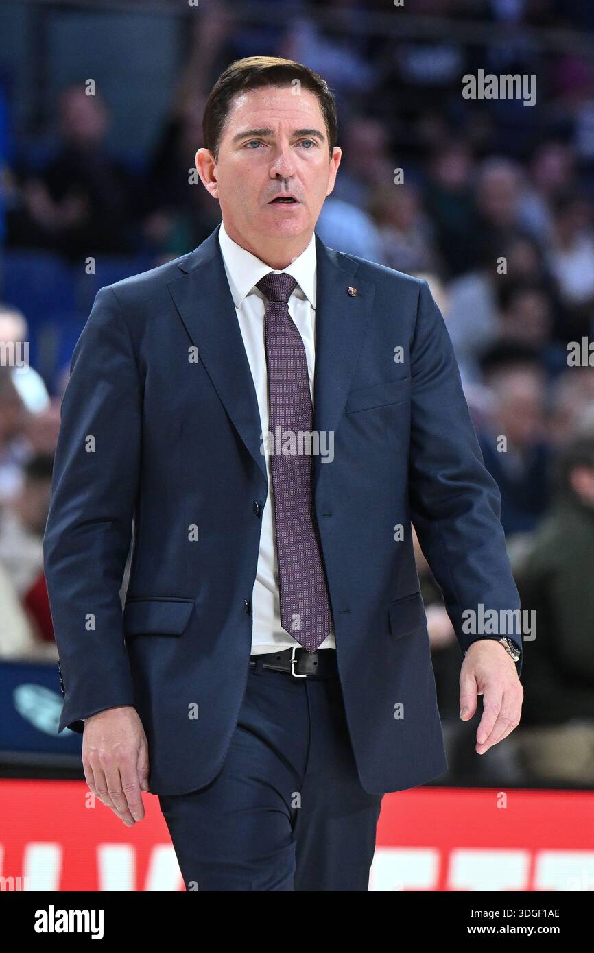 Madrid, Spain. 16th Jan, 2026. Xavi Pascual of FC Barcelona during the ...