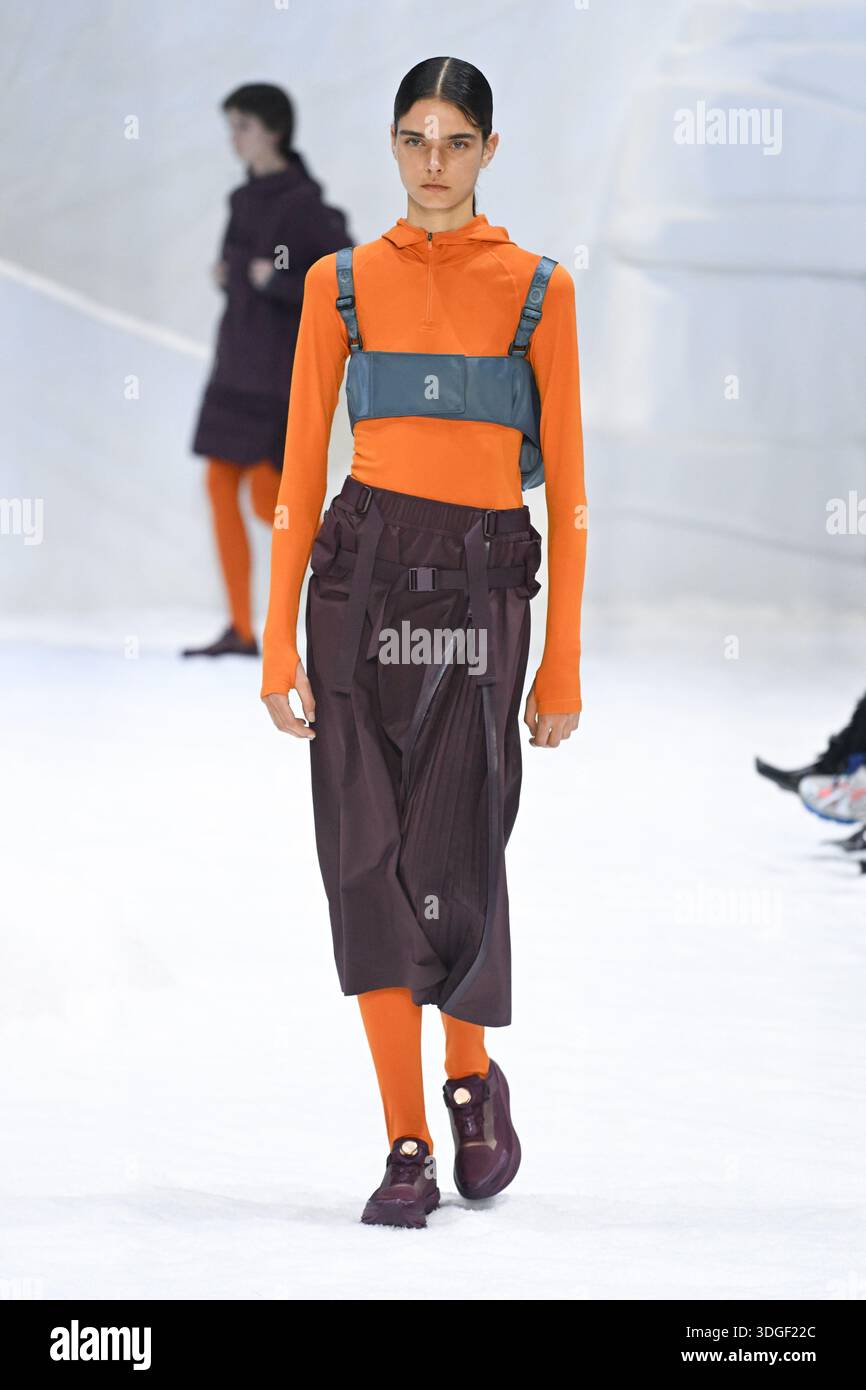 Milan, Italy. 16th Jan, 2026. Men's Fashion, Fall/Winter 2026 - Li-Ning fashion show. Pictured ...