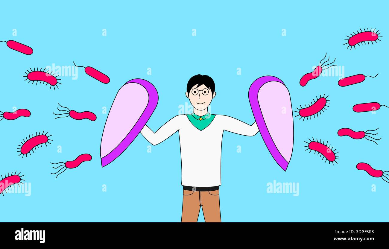 Bacteria casual Stock Vector Images - Alamy