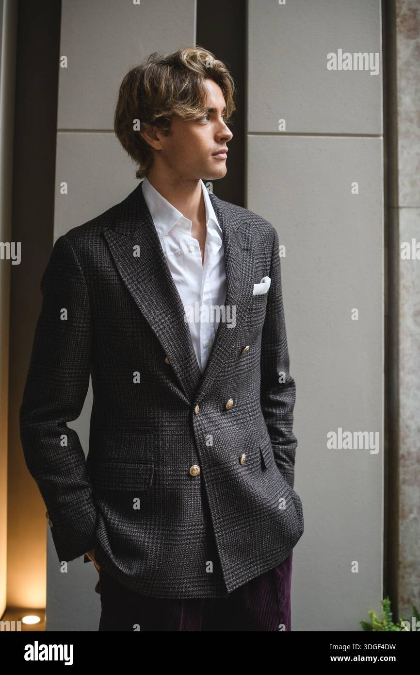 Ryan Prevedel Milan Fashion Week - Men F/W 2026-27 Brunello Cucinelli ...