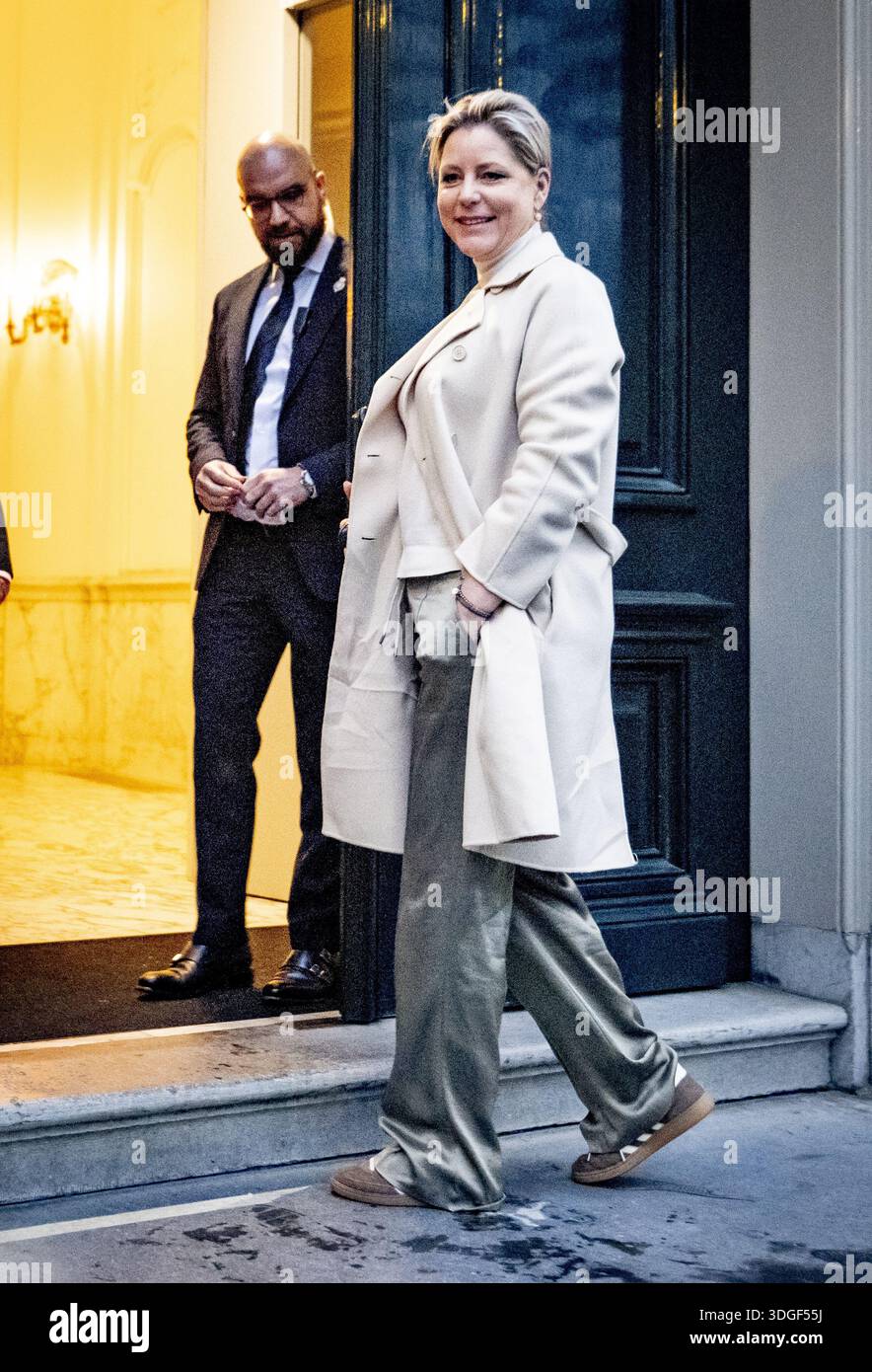 THE HAGUE - Informer Rianne Letschert before the start of a ...