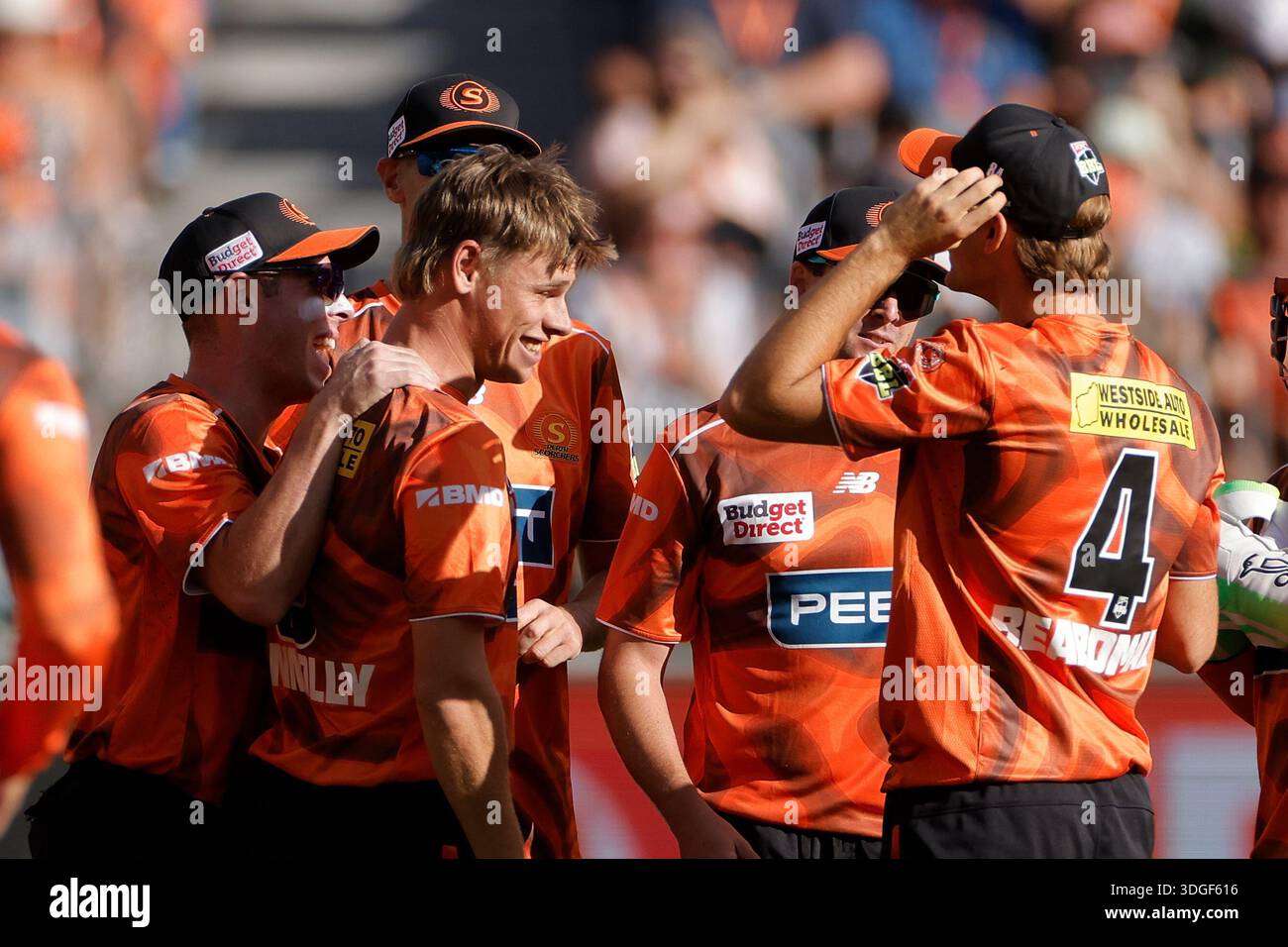 Perth, Australia. 17th Jan, 2026. Cooper Connolly of the Scorchers is ...