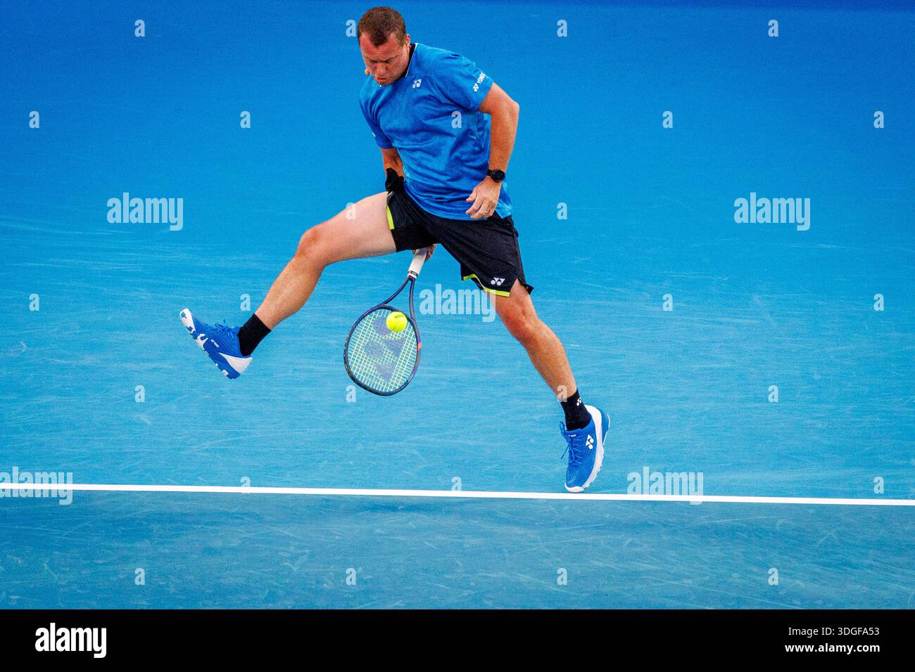 Melbourne, Australia. 17th Jan, 2026. Australia's Lleyton Hewitt during ...