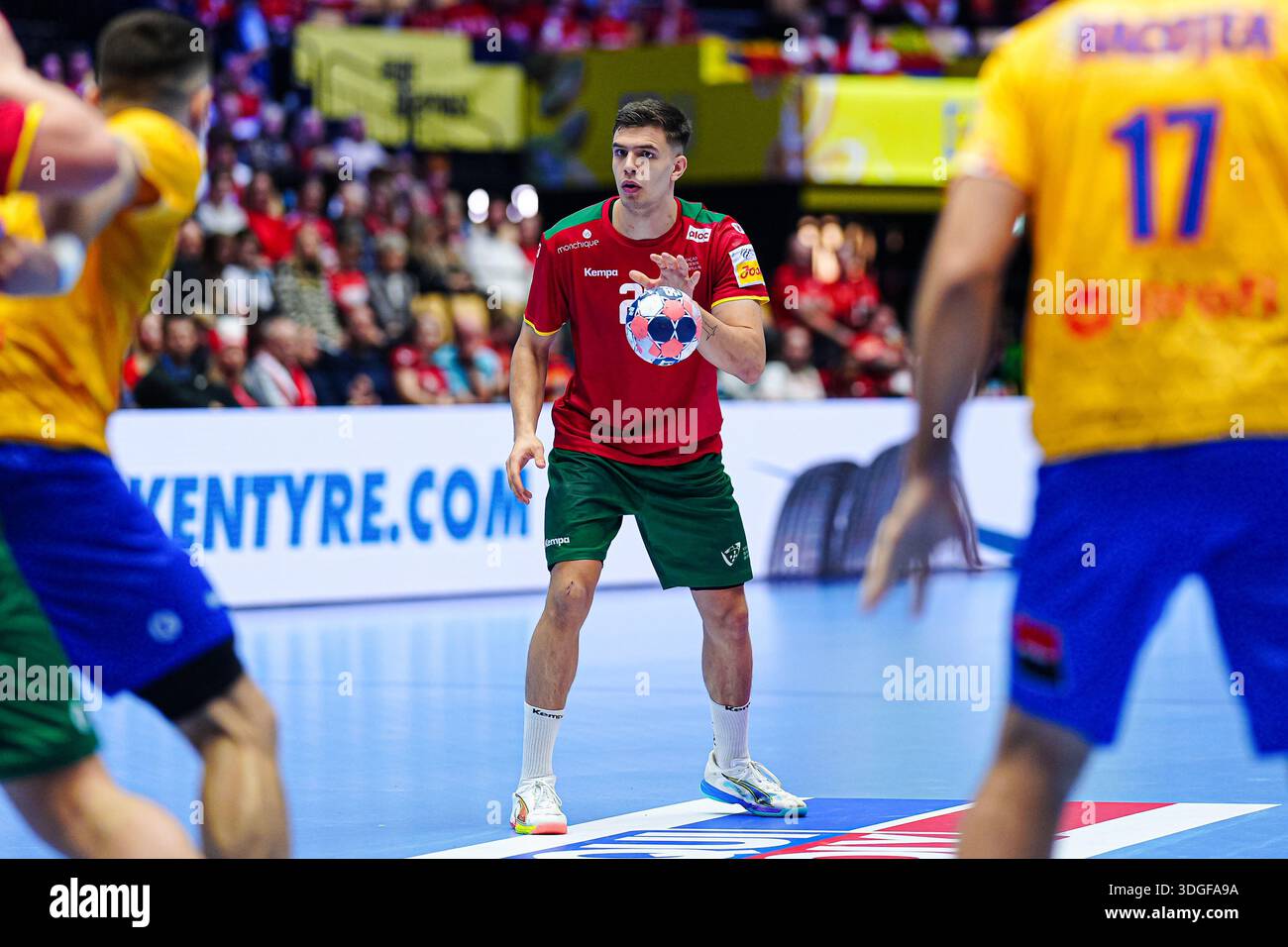 Francisco Costa (Portugal, #26) DEN, Portugal vs. Rumaenien, Handball ...