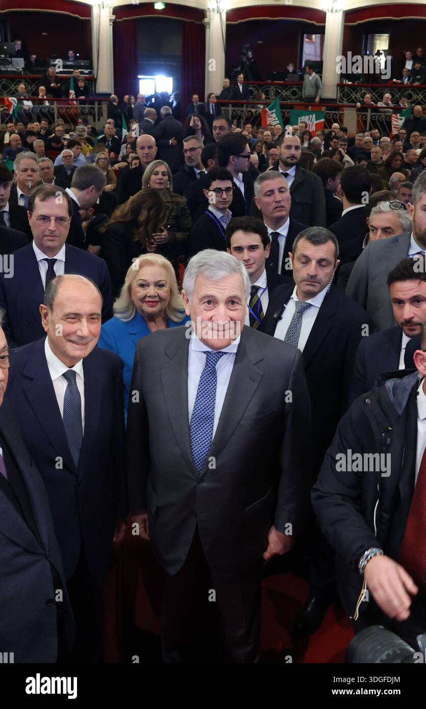 Palermo, Italy. 17th Jan, 2026. Antonio Tajani in Palermo at the ...