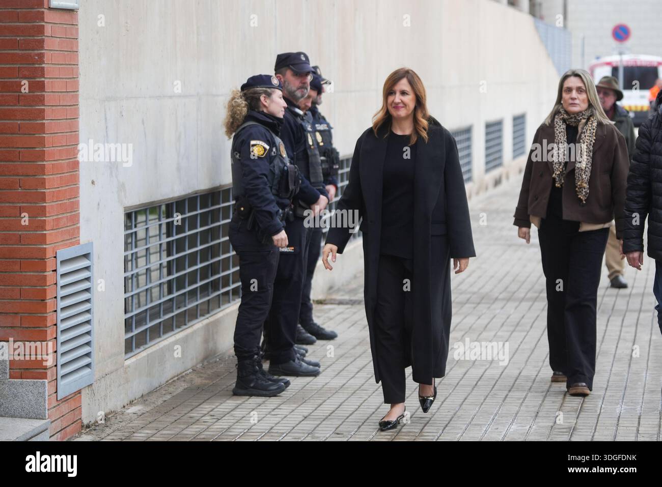 The mayor of Valencia, María José Catalá, before the funeral for the ...