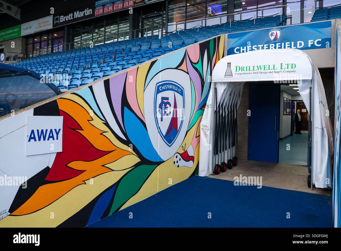 SMH Group Stadium, Chesterfield, England - 17th January 2026 A general ...