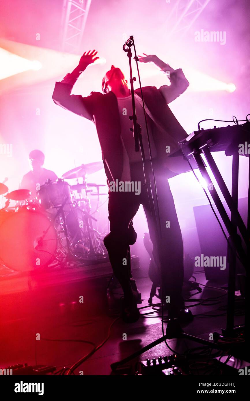 Milan Italy. 16th jan 2026. The British art rock band KERALA DUST ...