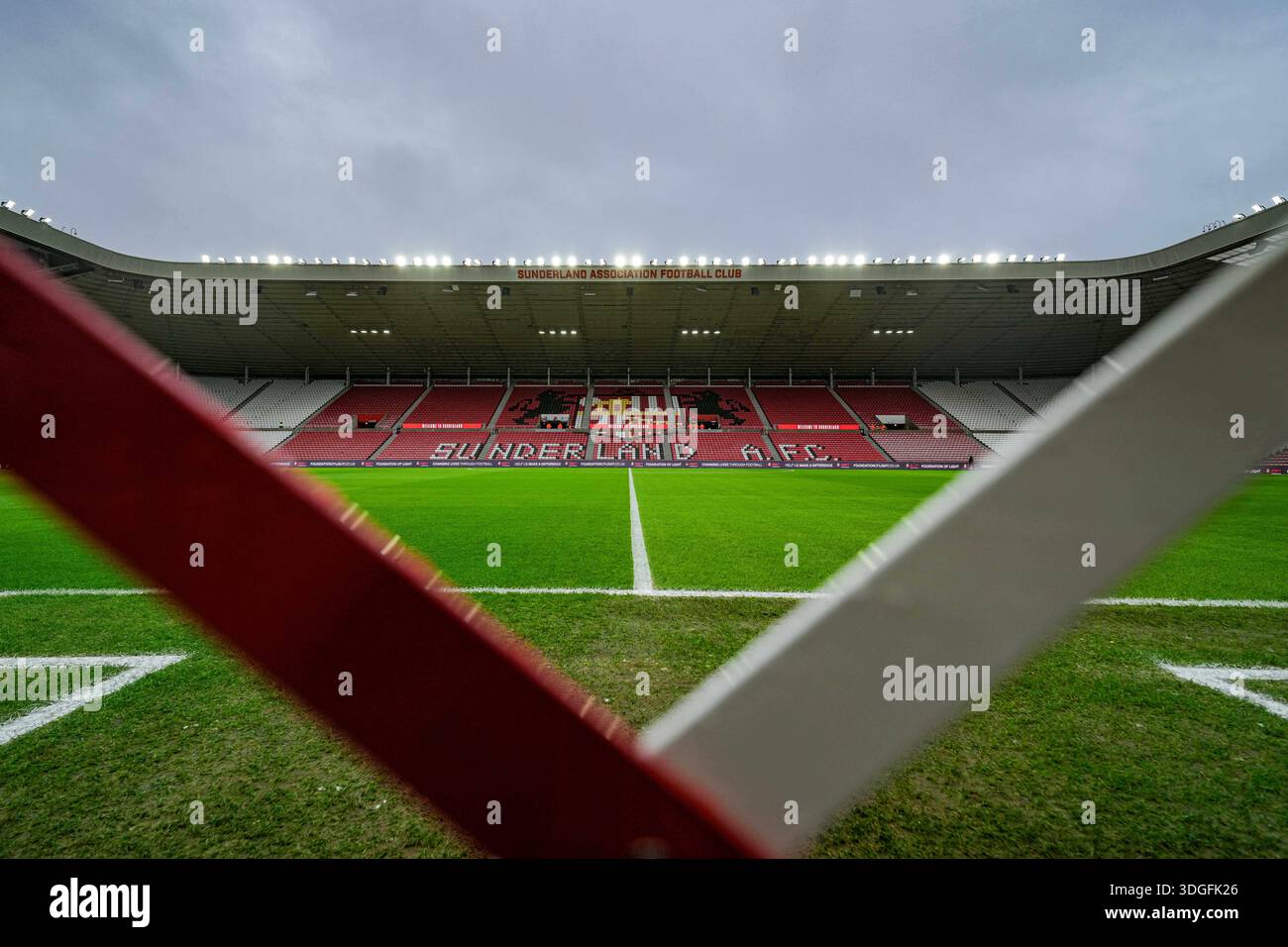 A ground shot showing the pitch during the Premier League match ...
