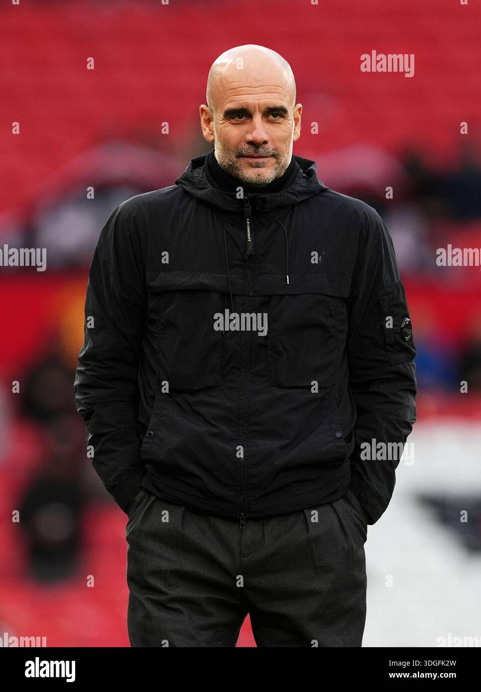 Manchester City manager Pep Guardiola before the Premier League match ...