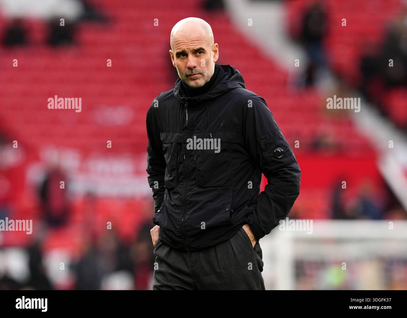 Manchester City manager Pep Guardiola before the Premier League match ...