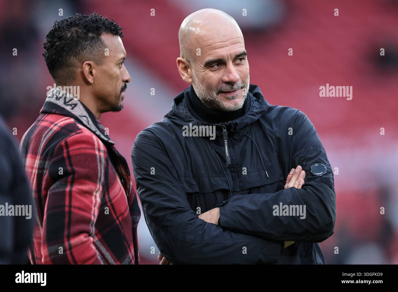Nani, former Manchester United player speaks with Pep Guardiola manager ...