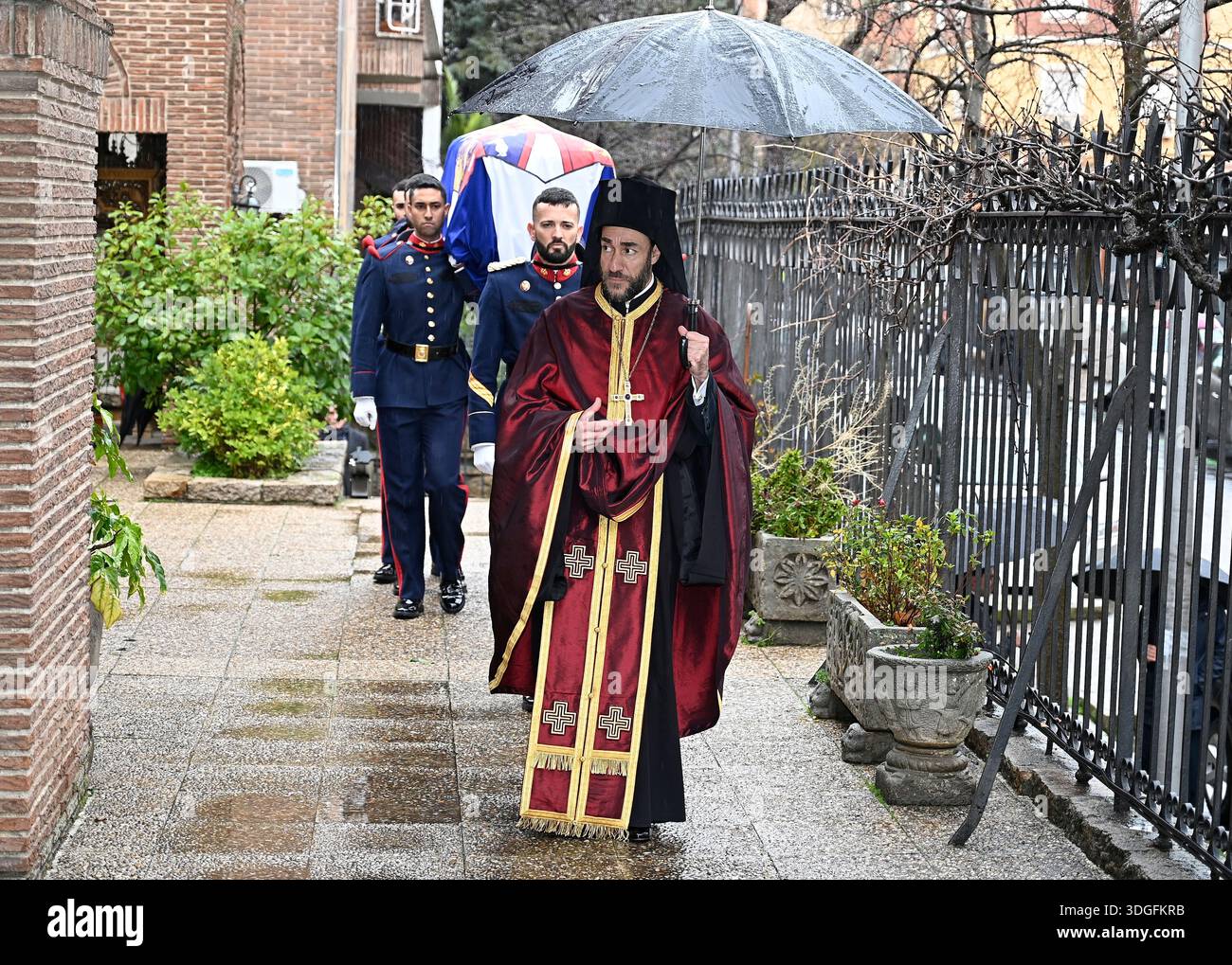The mortal remains of Princess Irene of Greece arrive at the Greek ...