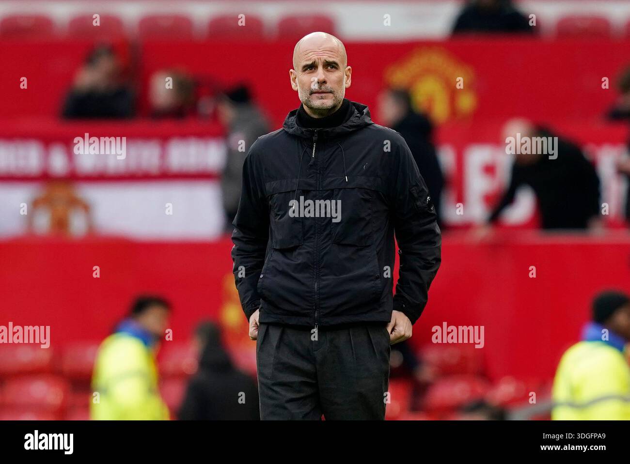 Manchester, UK. 17th Jan, 2026. Pep Guardiola coach of Manchester City ...