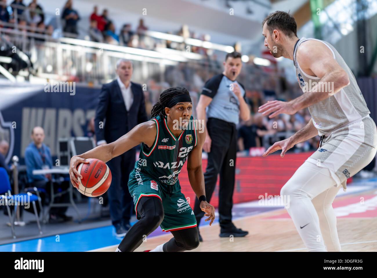 Warsaw, Poland. 17th Jan 2026. Polish Basketball League match between ...