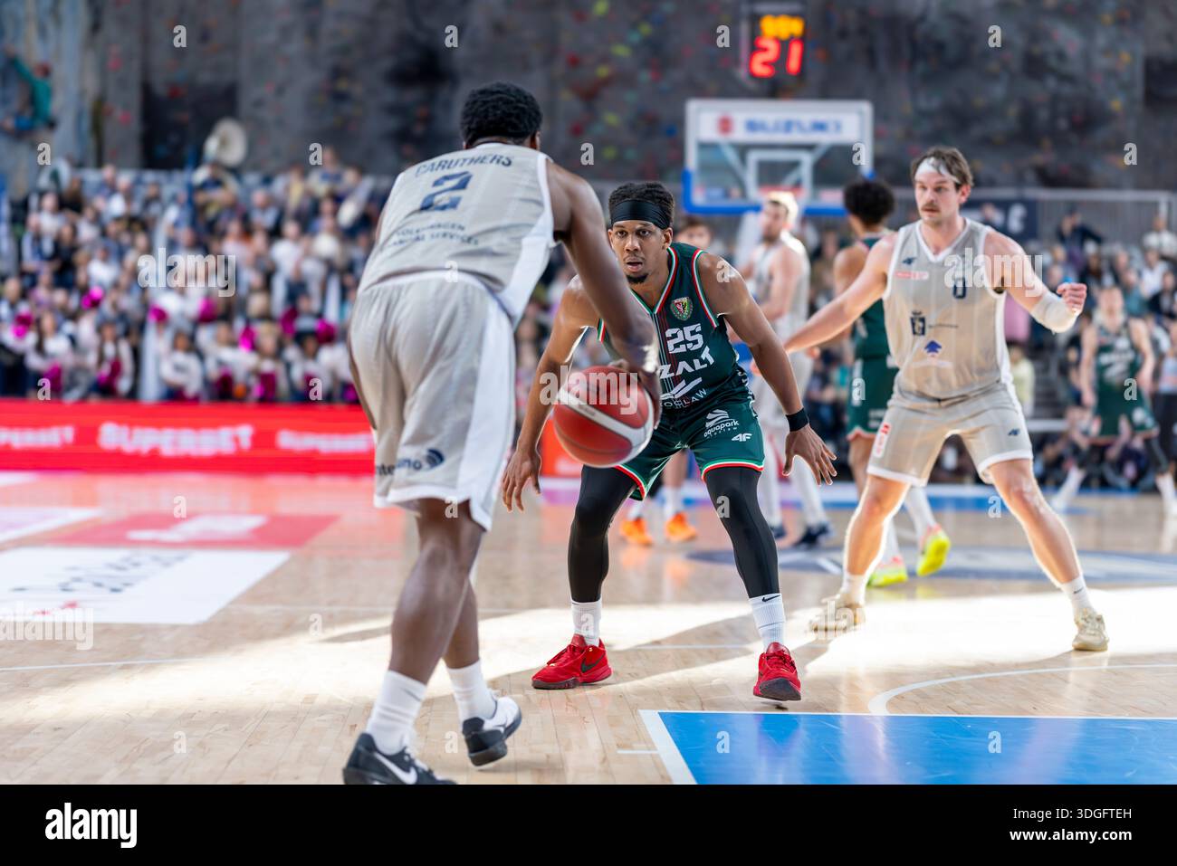 Warsaw, Poland. 17th Jan 2026. Polish Basketball League match between ...