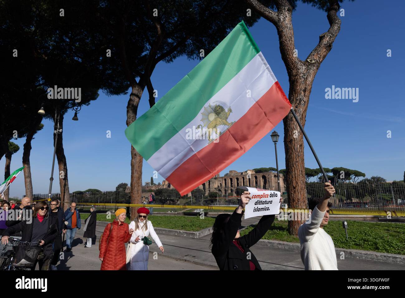 Rome, Italy. 17th Jan, 2026. Demonstration in Rome to protest the ...