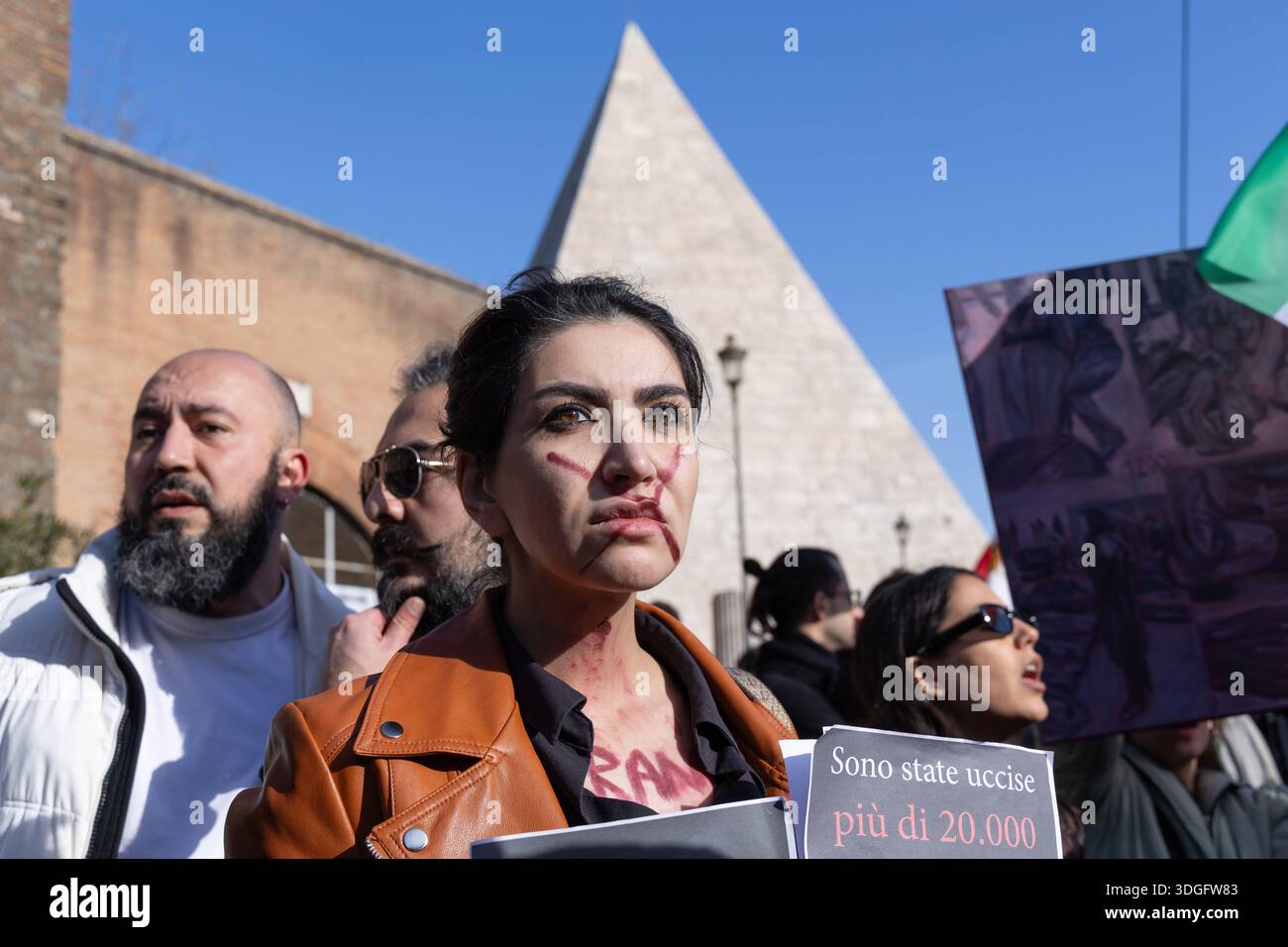 Rome, Italy. 17th Jan, 2026. Demonstration in Rome to protest the ...