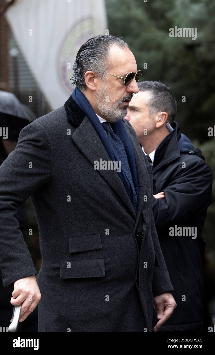 Jaime de Marichlar leaves the Greek Orthodox Cathedral of St. Andrew ...