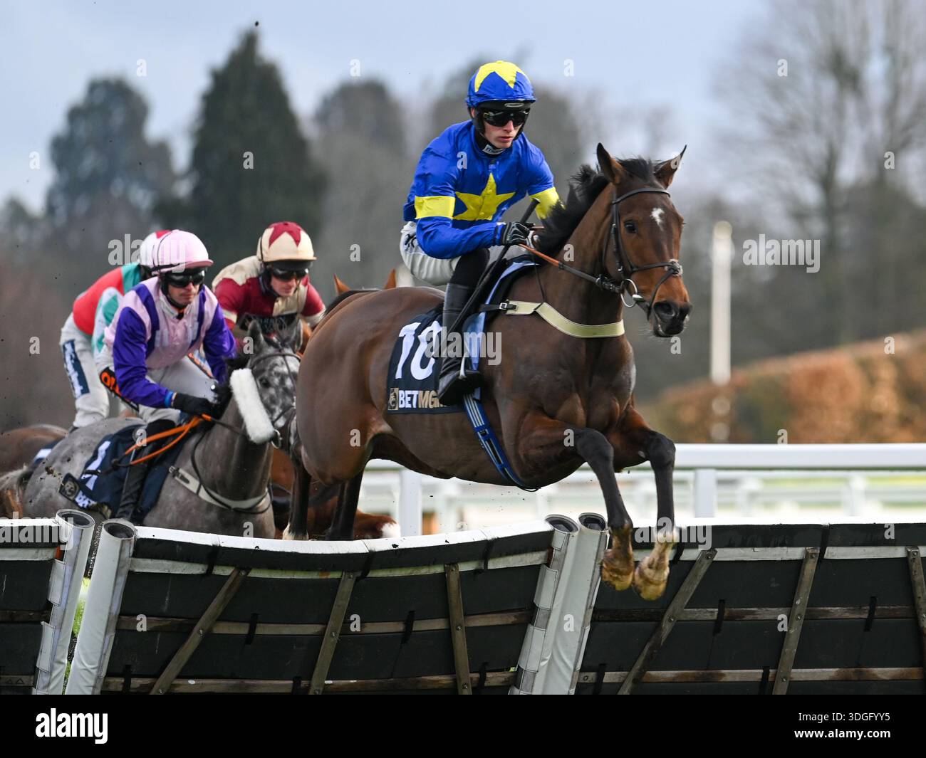 Ascot, UK. 17 January, 2026. Winston Junior ridden by Harry Cobden and ...
