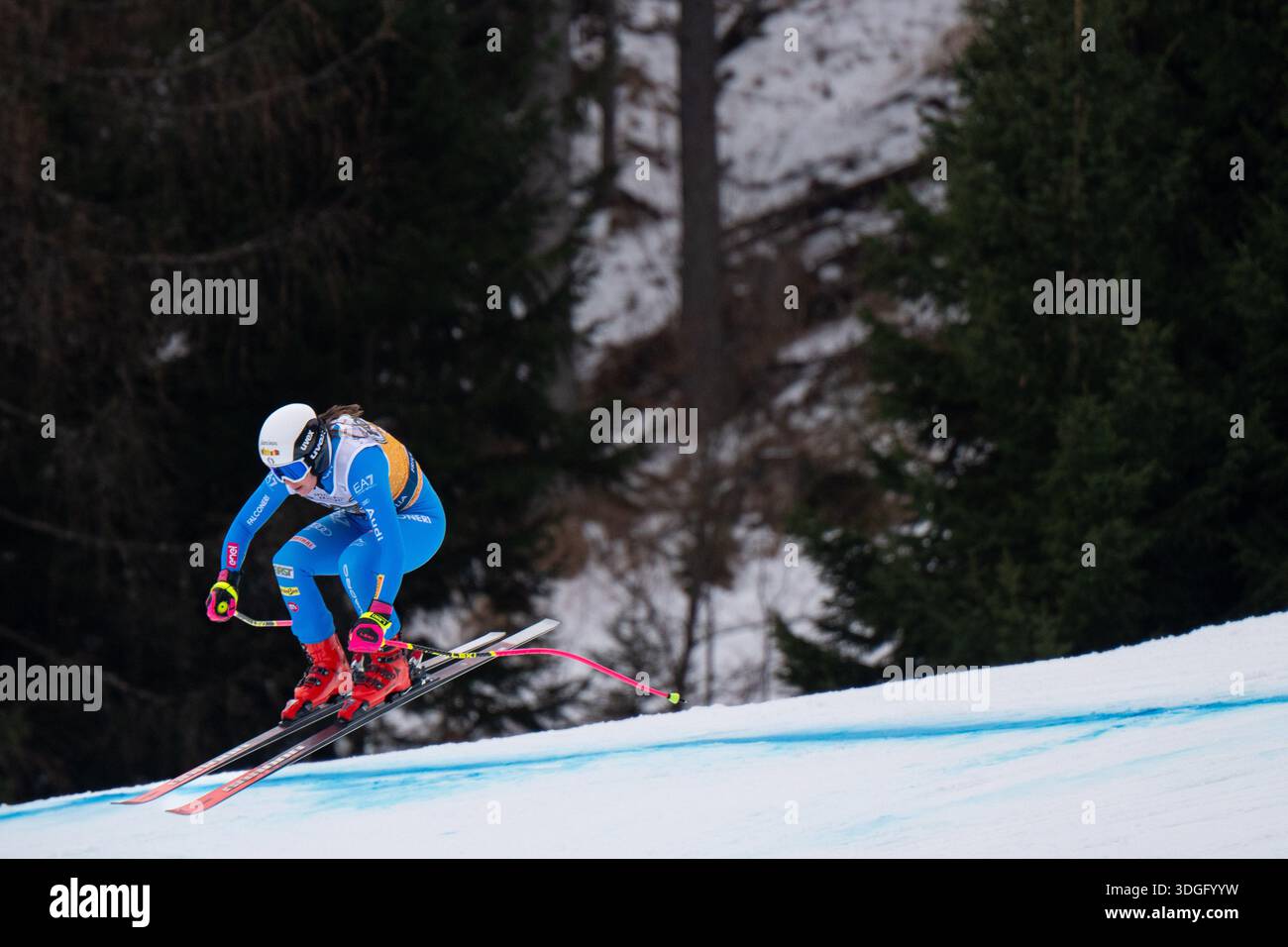 Tarvisio, Italy. 17th Jan, 2026. Nadia Delago (ITA) jumps on the ...