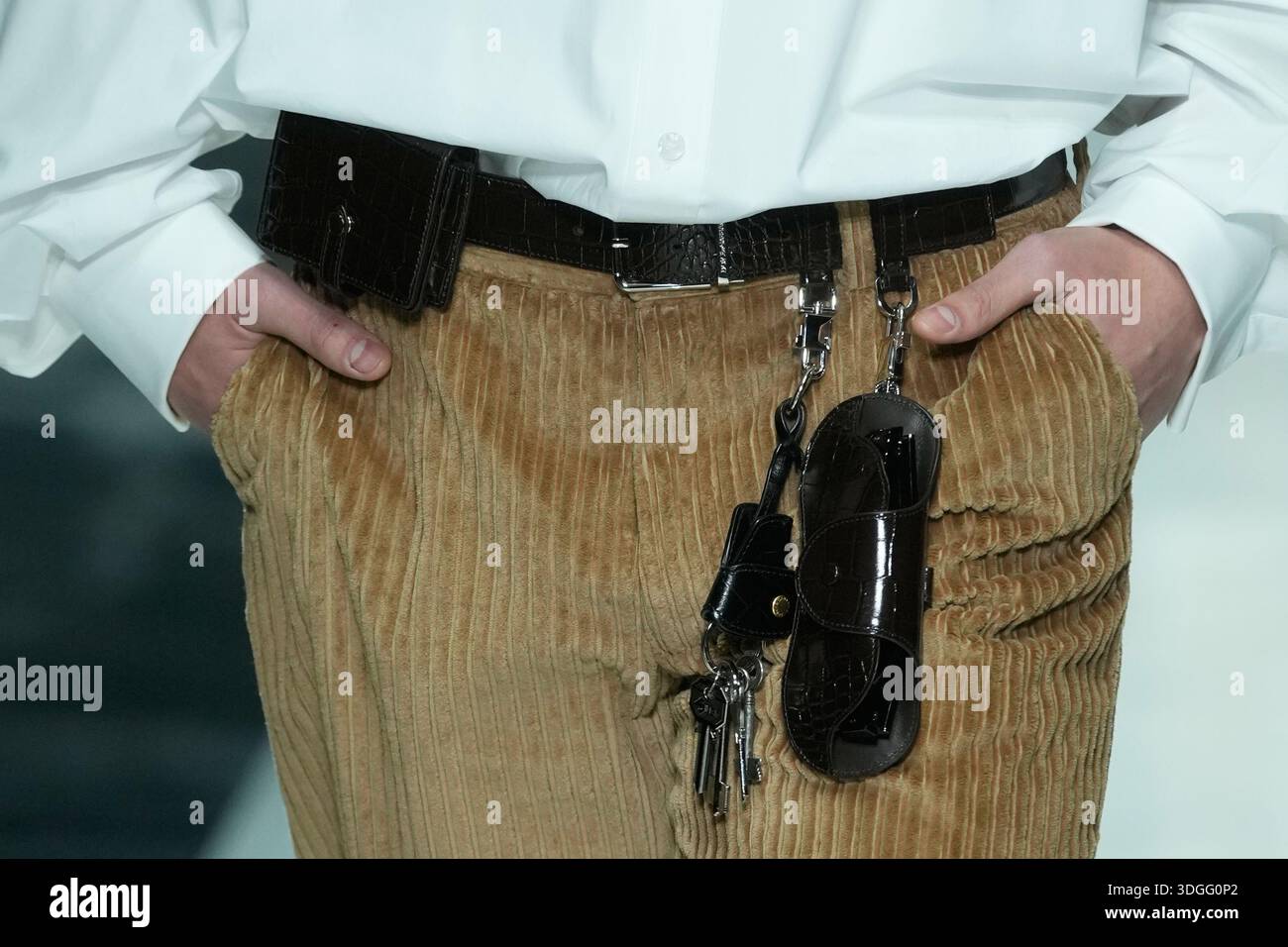 A model wears a creation as part of the Dolce & Gabbana Fall/Winter ...